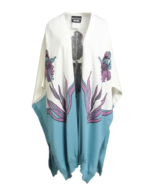 Moschino Virgin Wool Floral-print Cape