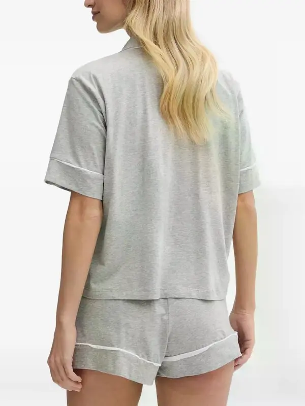 Polo Ralph Lauren Button-front Piped-trim Pajamas