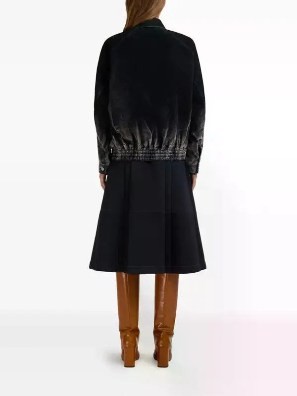 Marni Washed Zip-up Bomber Jacket