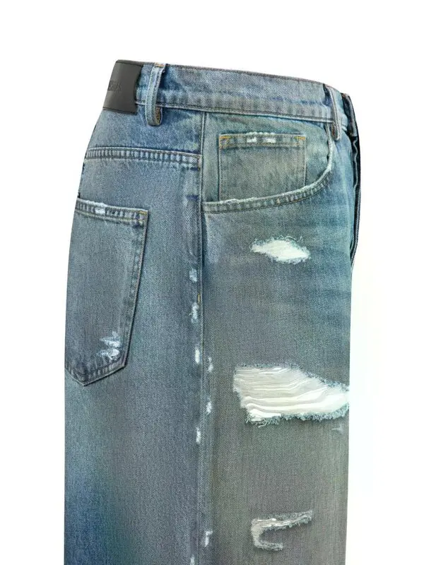 NAHMIAS Distressed Baggy Jeans
