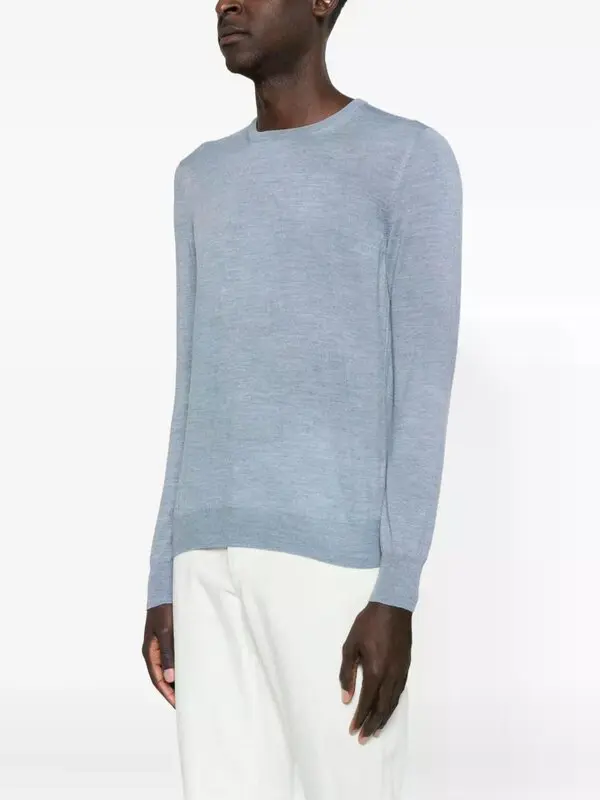 GIUUNO Crew-neck Sweater - Blue