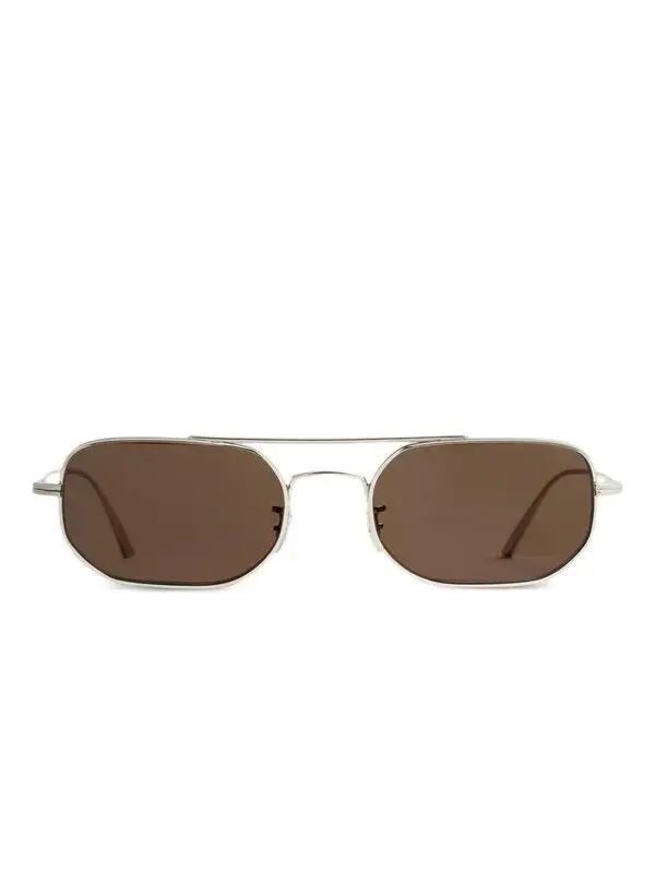 Khaite Geometric-frame Sunglasses - Grey