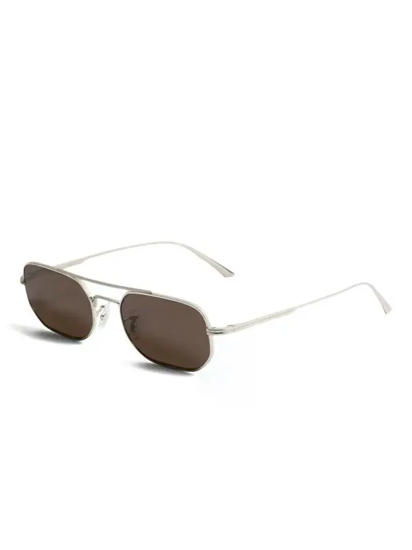 Khaite Geometric-frame Sunglasses - Grey
