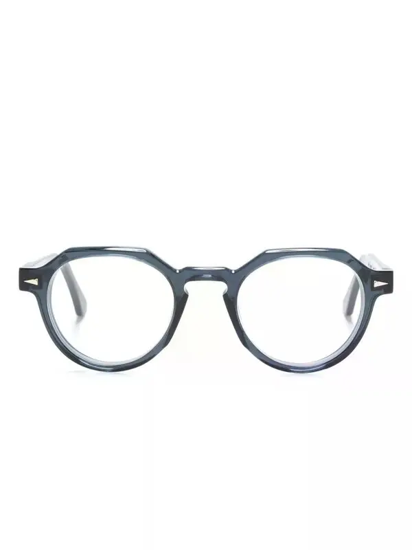 AHLEM Rue Bosquet Round-frame Glasses - Blue