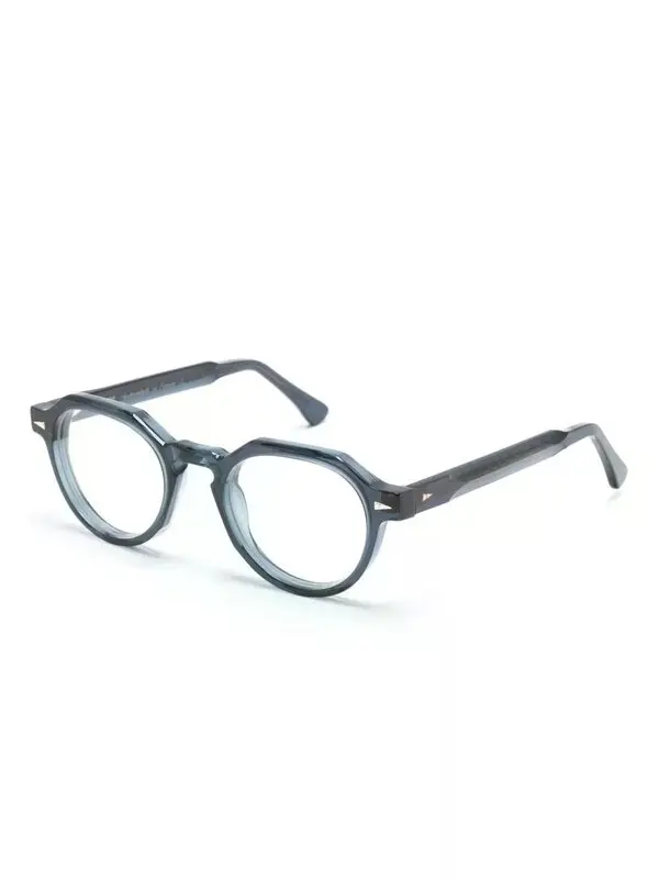 AHLEM Rue Bosquet Round-frame Glasses - Blue