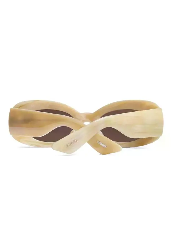 Khaite Oval-frame Sunglasses