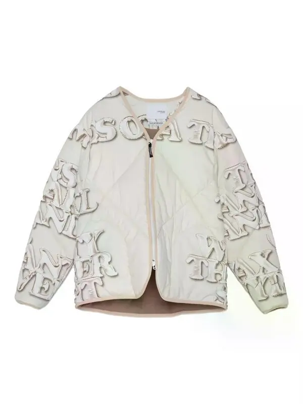 YOSHIOKUBO Quilted Zip-up Jacket