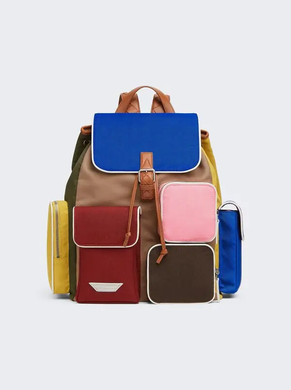 Bottega Veneta Crossroad Multipocket Backpack - Multicolor