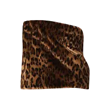 Maje Leopard Print Faux Fur Mini Skirt - Natural