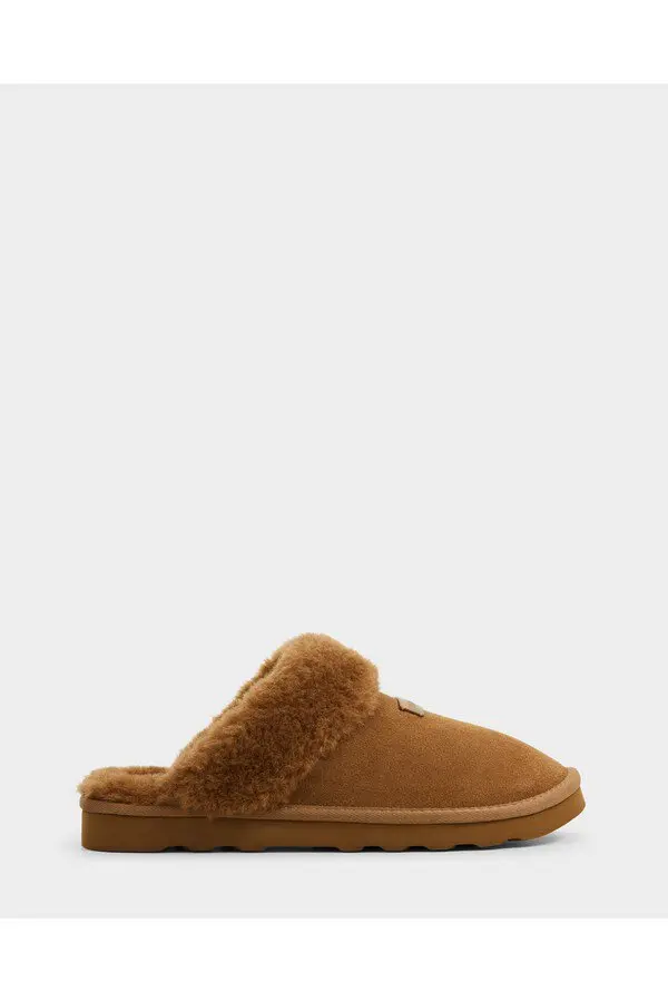 Rudsak Wilber Suede Slippers - Natural