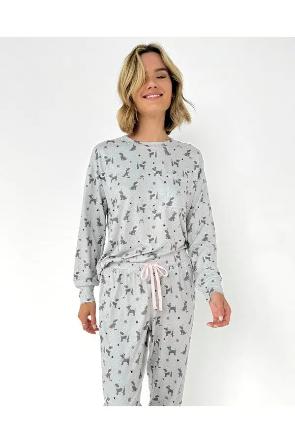 Splendid Holiday Dog Marna Pillowsoft Pj Set