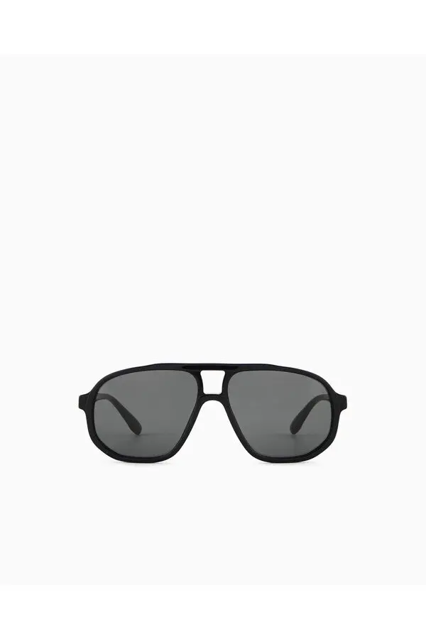 Emporio Armani Aviator Sunglasses - Black