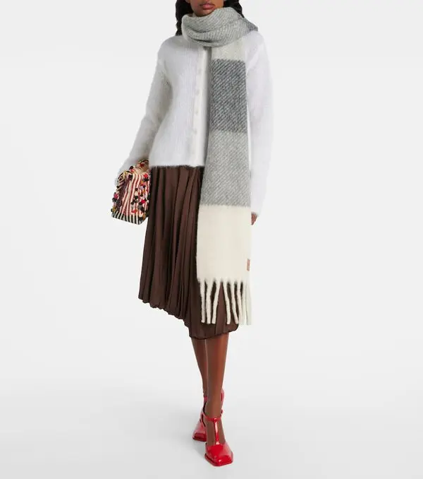Loewe Alpaca And Wool-blend Scarf