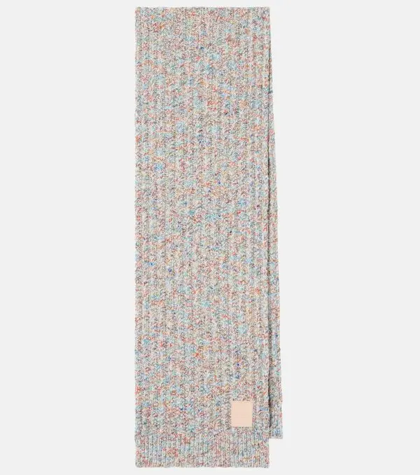 Loewe Wool And Cashmere-blend Scarf - Multicoloured