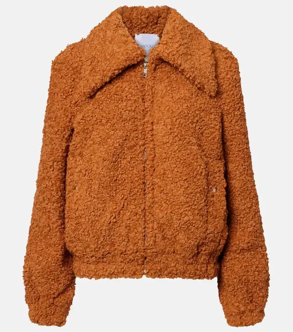 Patou Pumpkin Spice Bomber Jacket