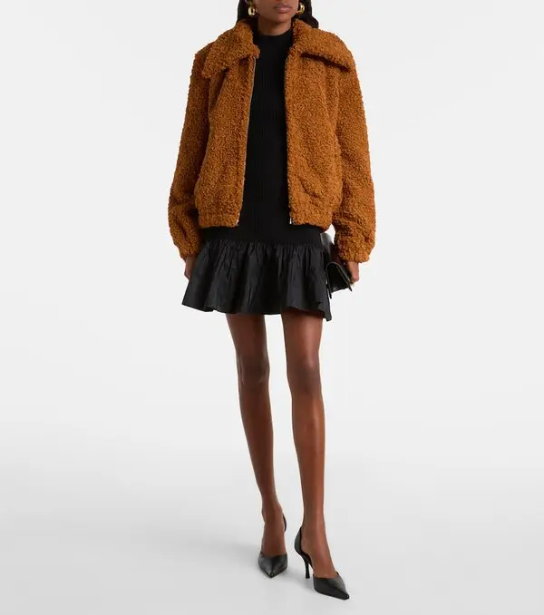 PATOU Pumpkin Spice Bomber Jacket - Orange