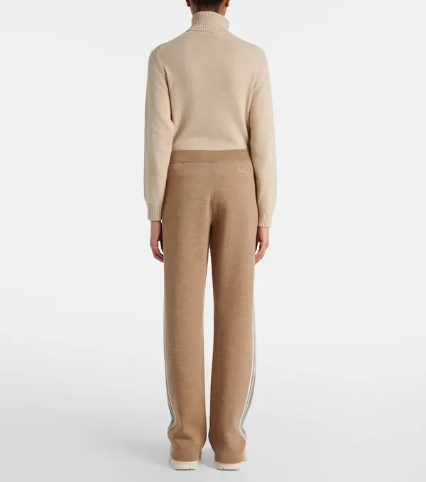 Fusalp Benada Striped Wool-blend Straight Pants