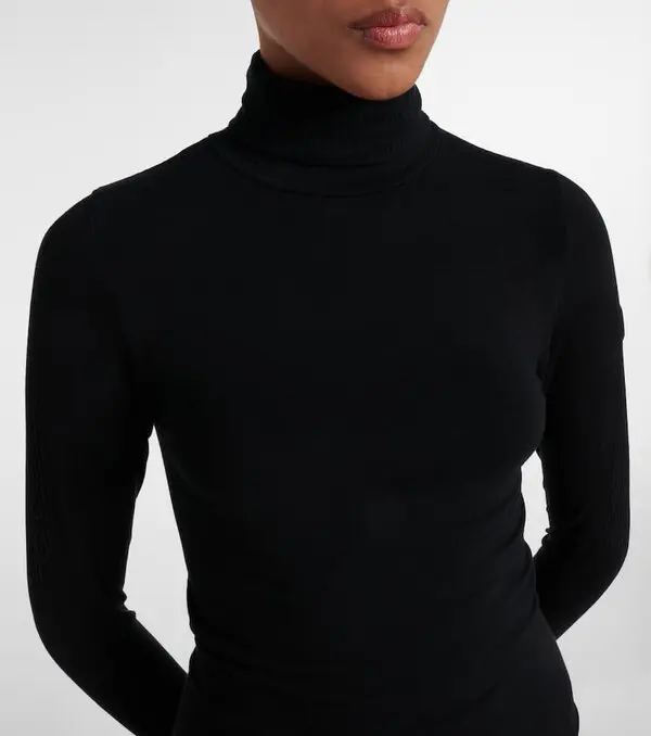 Fusalp Alisier Technical Turtleneck Sweater - Black