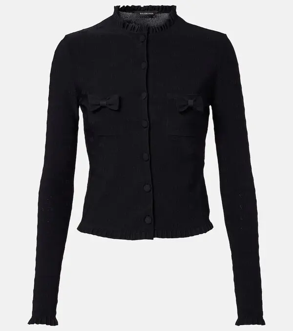 Balenciaga Ruffled Cardigan
