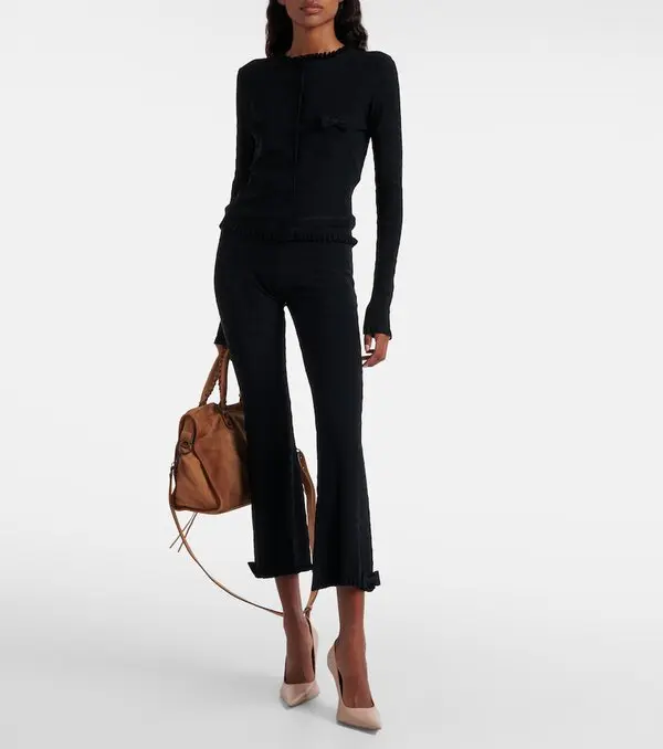 Balenciaga Ruffled Cardigan