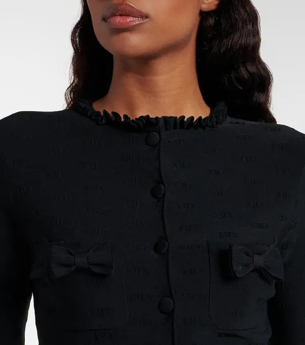 Balenciaga Ruffled Cardigan