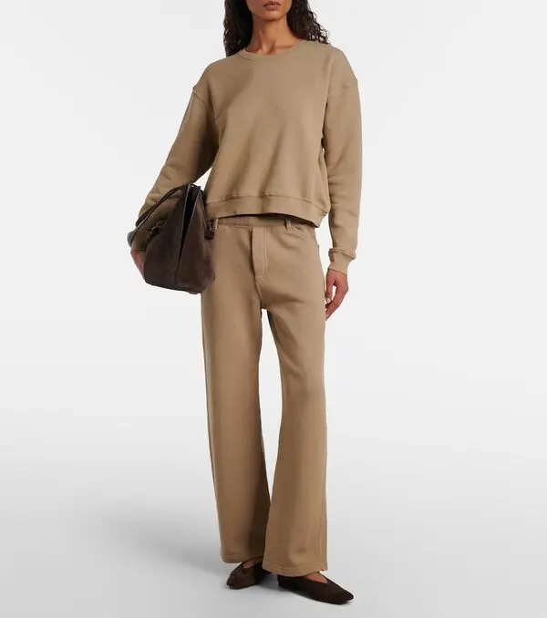 NILI LOTAN Gortana Cotton Sweatshirt - Beige