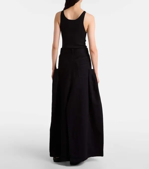 Sacai Denim Maxi Skirt