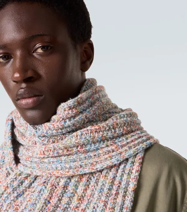 Loewe Wool And Cashmere-blend Scarf