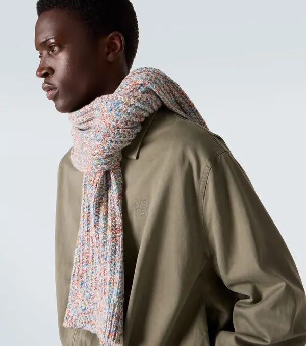 Loewe Wool And Cashmere-blend Scarf