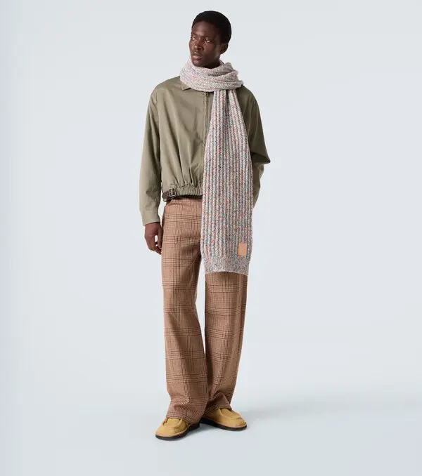 Loewe Wool And Cashmere-blend Scarf