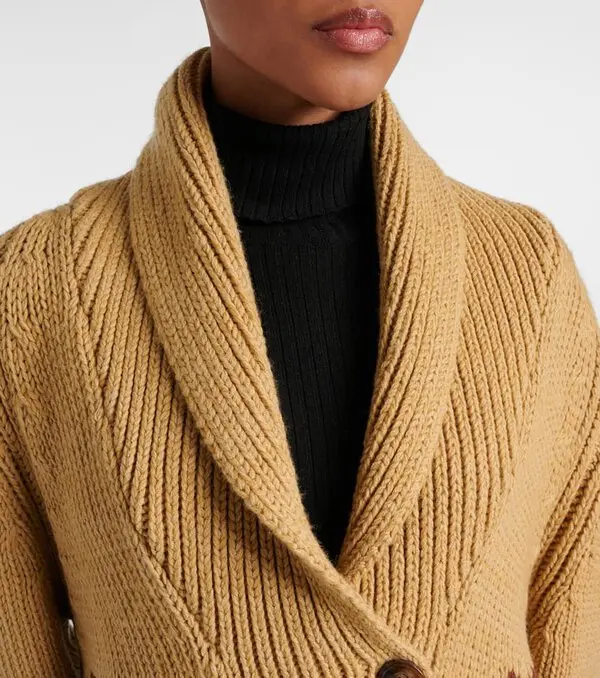 Goldbergh Nora Intarsia Wool-blend Cardigan