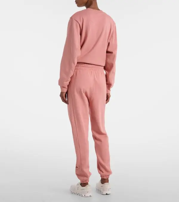 Adidas By Stella McCartney Cotton Sweatpants - Pink