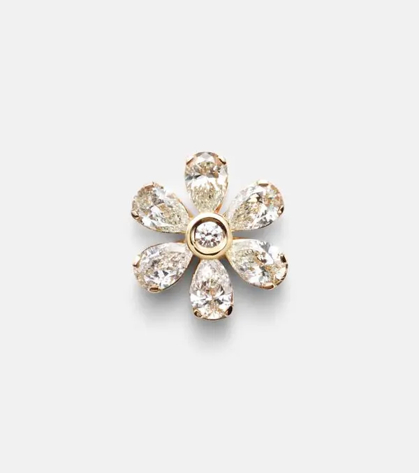 Sophie Bille Brahe Cosmos Diamant 18kt Single Earring - Gold