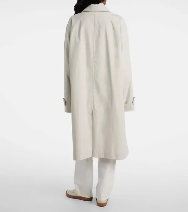 THE ROW Pluma Cotton And Cashmere Coat - White