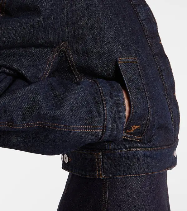 Jacquemus Denim Blouson Jacket - Blue