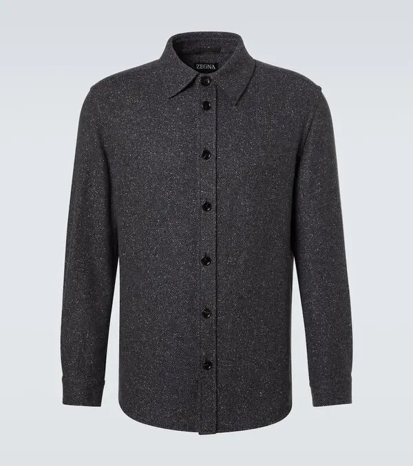 Zegna Cashmere And Silk Overshirt