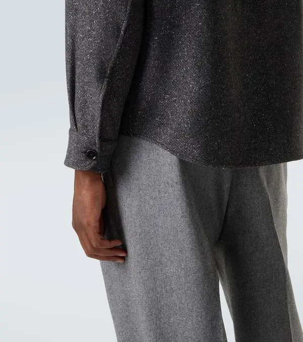 Zegna Cashmere And Silk Overshirt