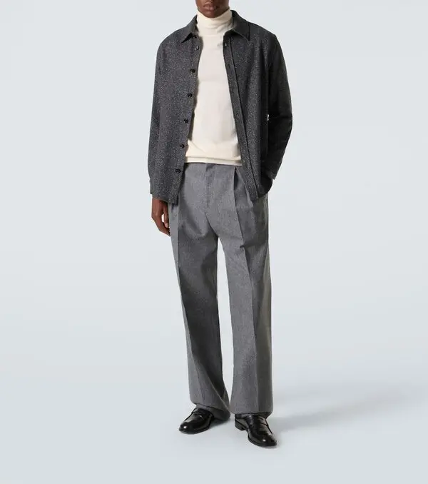 Zegna Cashmere And Silk Overshirt