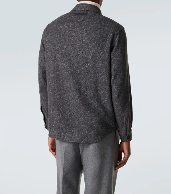 Zegna Cashmere And Silk Overshirt