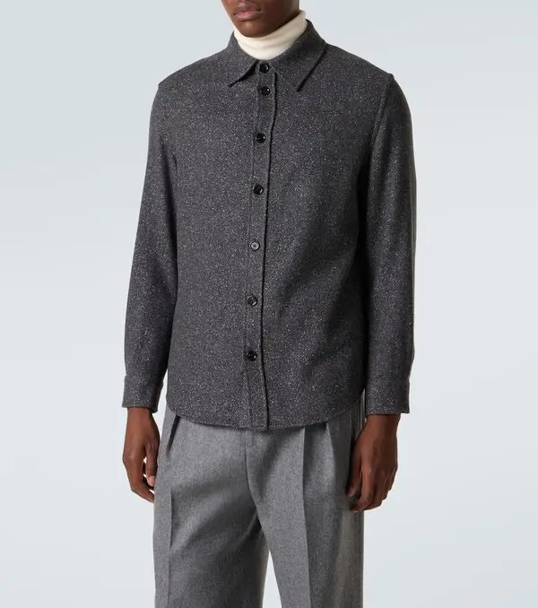 Zegna Cashmere And Silk Overshirt