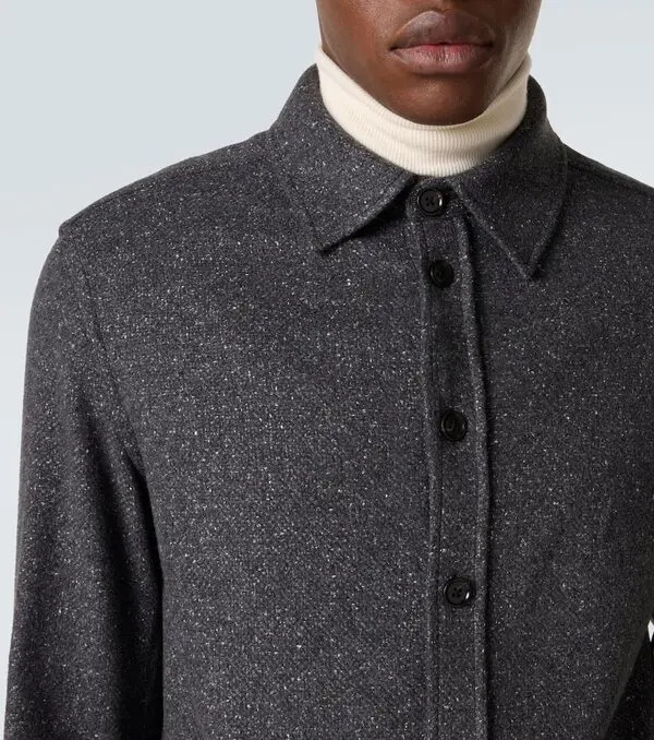 Zegna Cashmere And Silk Overshirt