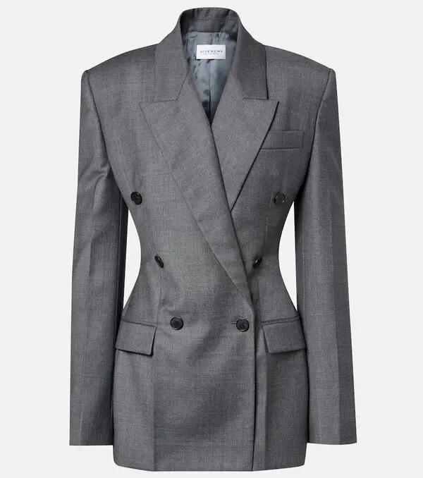 Givenchy Double-breasted Wool Blazer