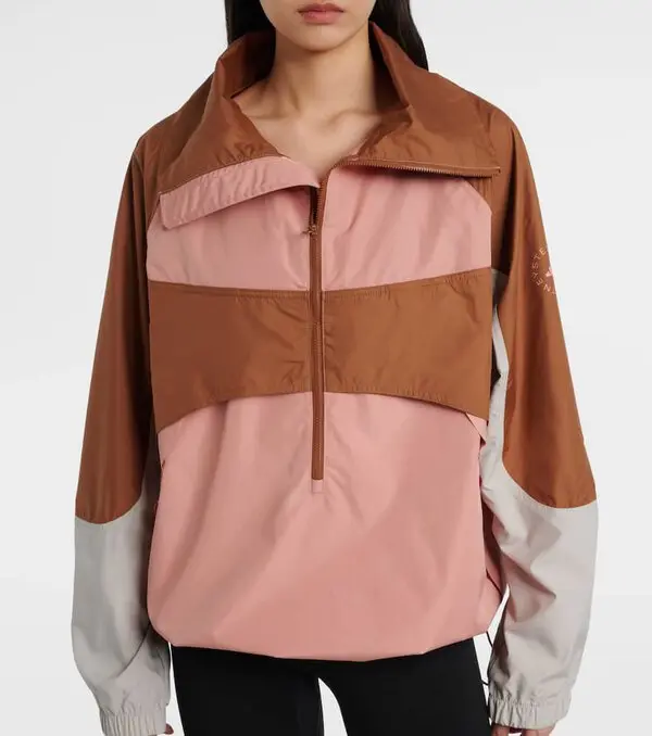 Adidas By Stella McCartney Colorblocked Technical Jacket