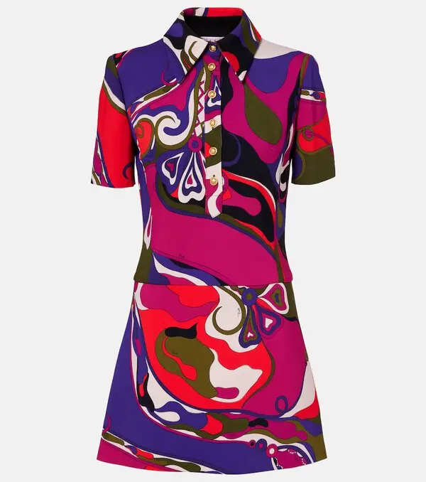 Emilio Pucci Orchidee Polo Dress