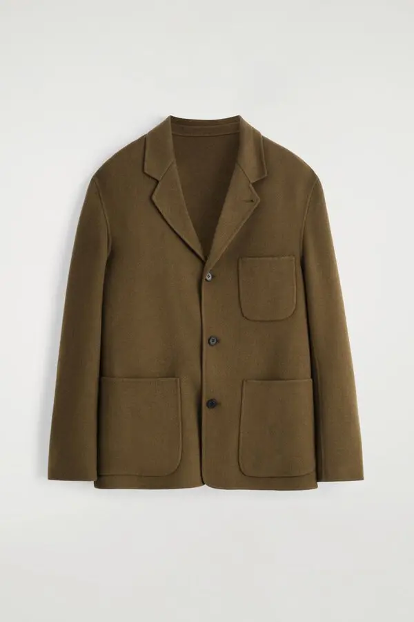Cos Unstructured Double-faced Wool Blazer