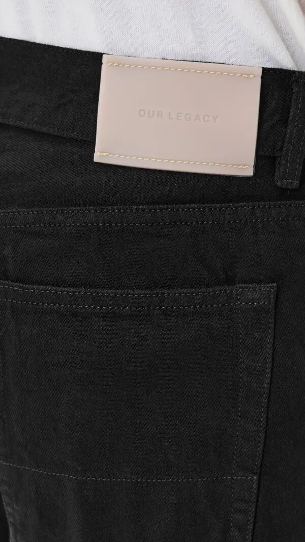 Our Legacy Third Cut Jeans - Black Selvedge