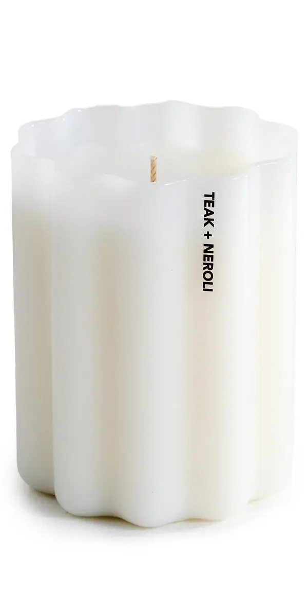 FAZEEK Wave Candle - Teak/neroli