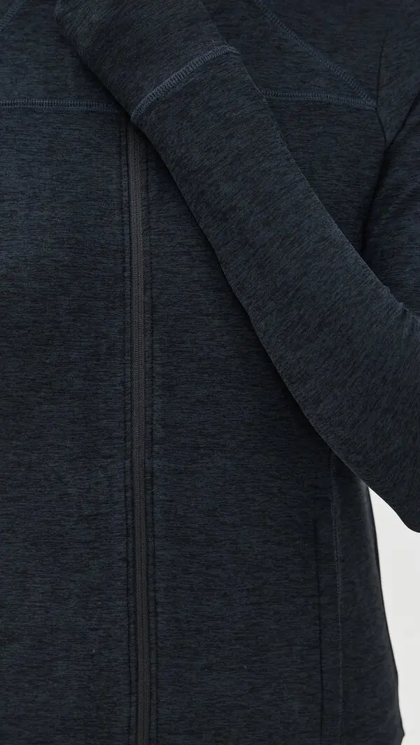 Beyond Yoga Spacedye Trails Active Jacket - Darkest Night