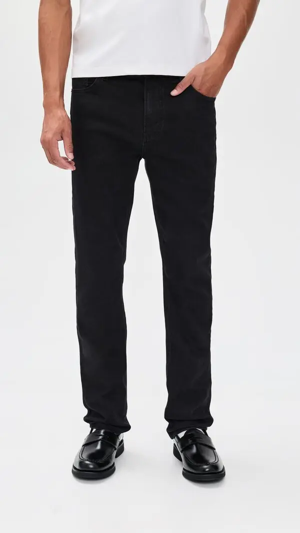 FRAME Modern Straight Leg Jeans - Noir
