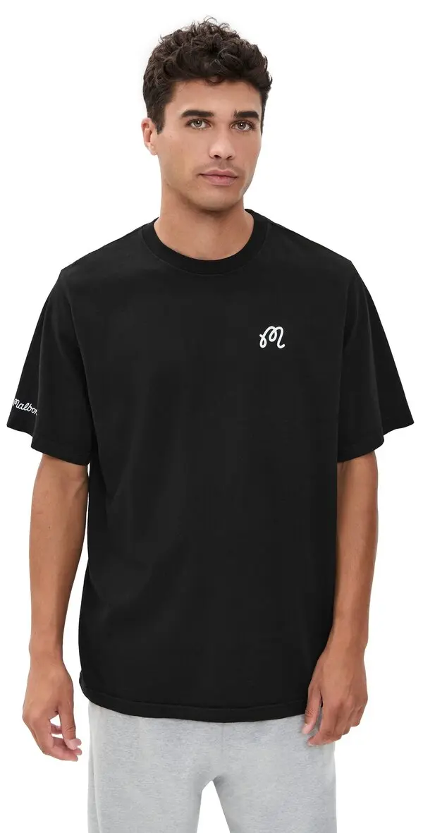 MALBON Bermuda Tee - Black